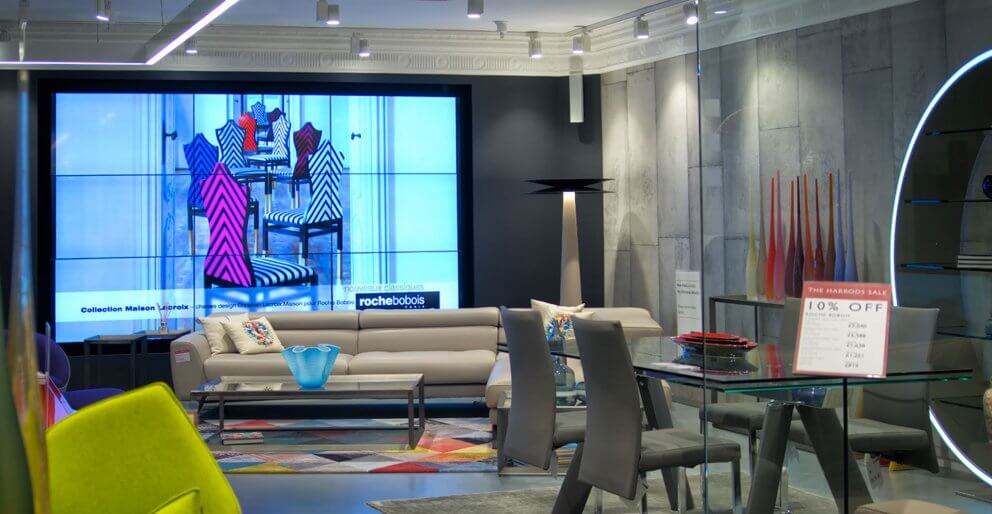 AVMI Roche Bobois Video Wall | embed signageembed signage
