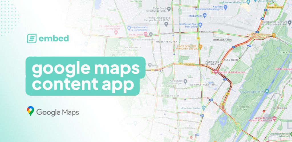Google Maps for Digital Signage | embed signage Digital Signage Software