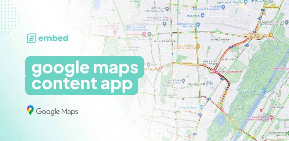 Google Maps for Digital Signage | embed signage Digital Signage Software